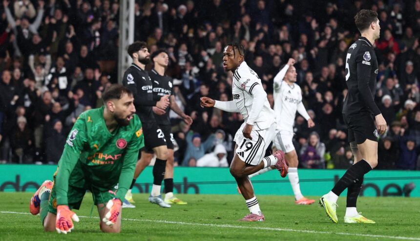 Chukwueze bags first Premier League brace as Fulham lose 5–4 vs Man ...